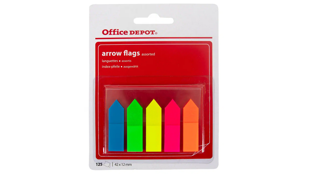 Index Flags Arrows 12 x 45 mm Assorted Plain Not perforated Special fo ...